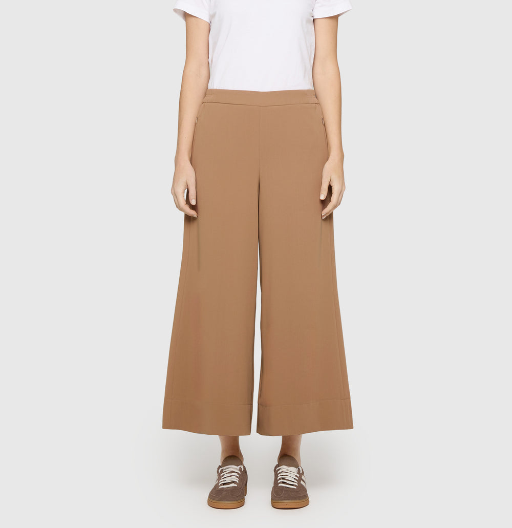 CORALIE cropped Damenhose braun | MAC Jeans