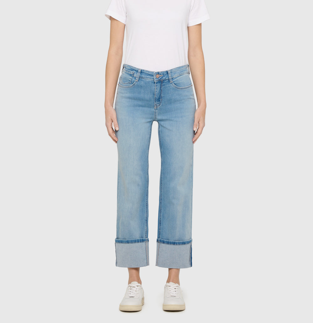 LAURA turn up women's jeans light blue | MAC Jeans