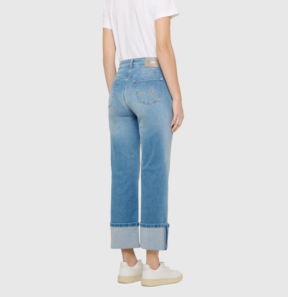 LAURA turn up women's jeans light blue | MAC Jeans